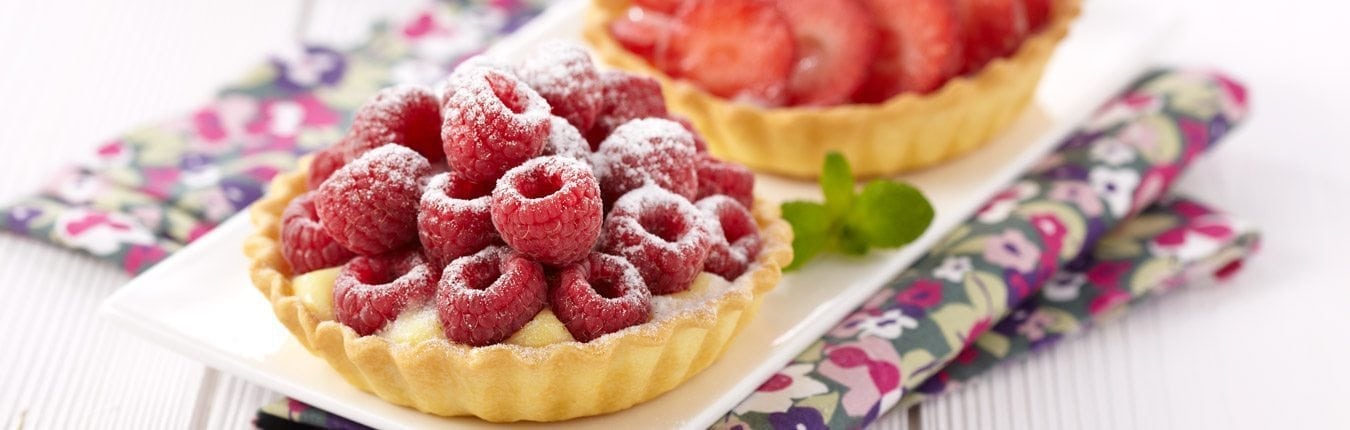 Recette bébé 36 mois : Tartelettes de fruits rouges(6 tartelettes ...